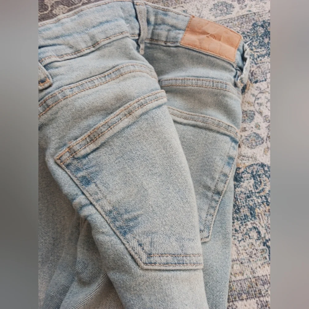 Zara | Jeans | Zara Light Blue Straight Leg Jeans | Poshmark